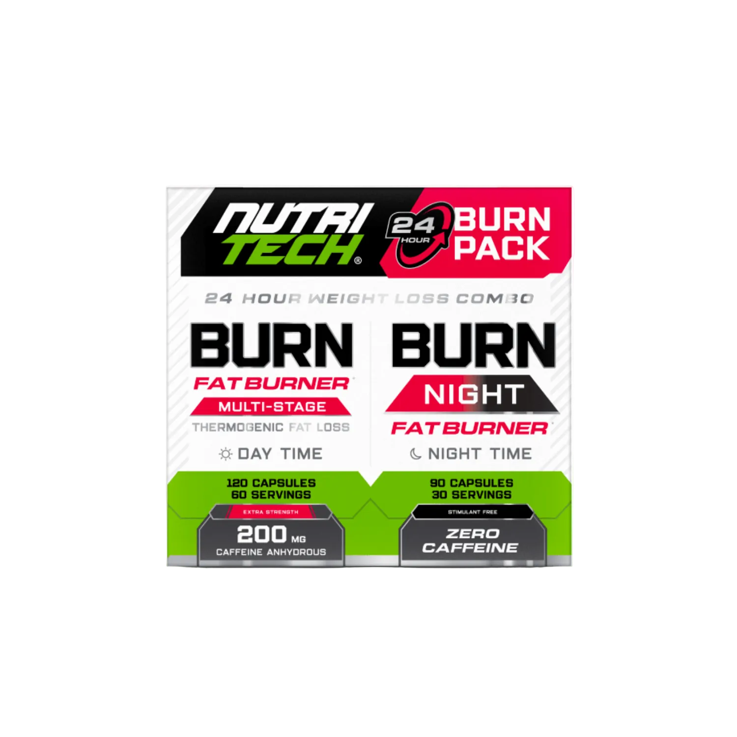 Nutritech Thermotech Day Night Fat Burn Pack [210 Capsules] | Protein House