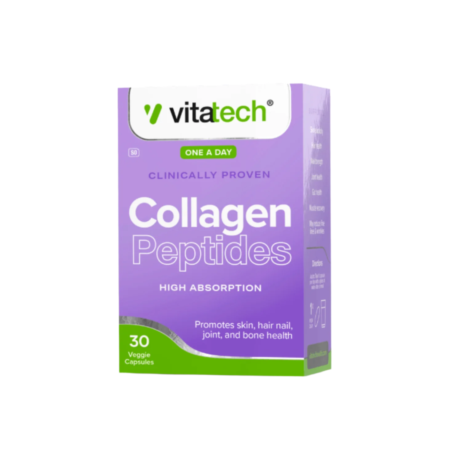 Vivatech Collagen Peptides 30 Capsules | Protein House
