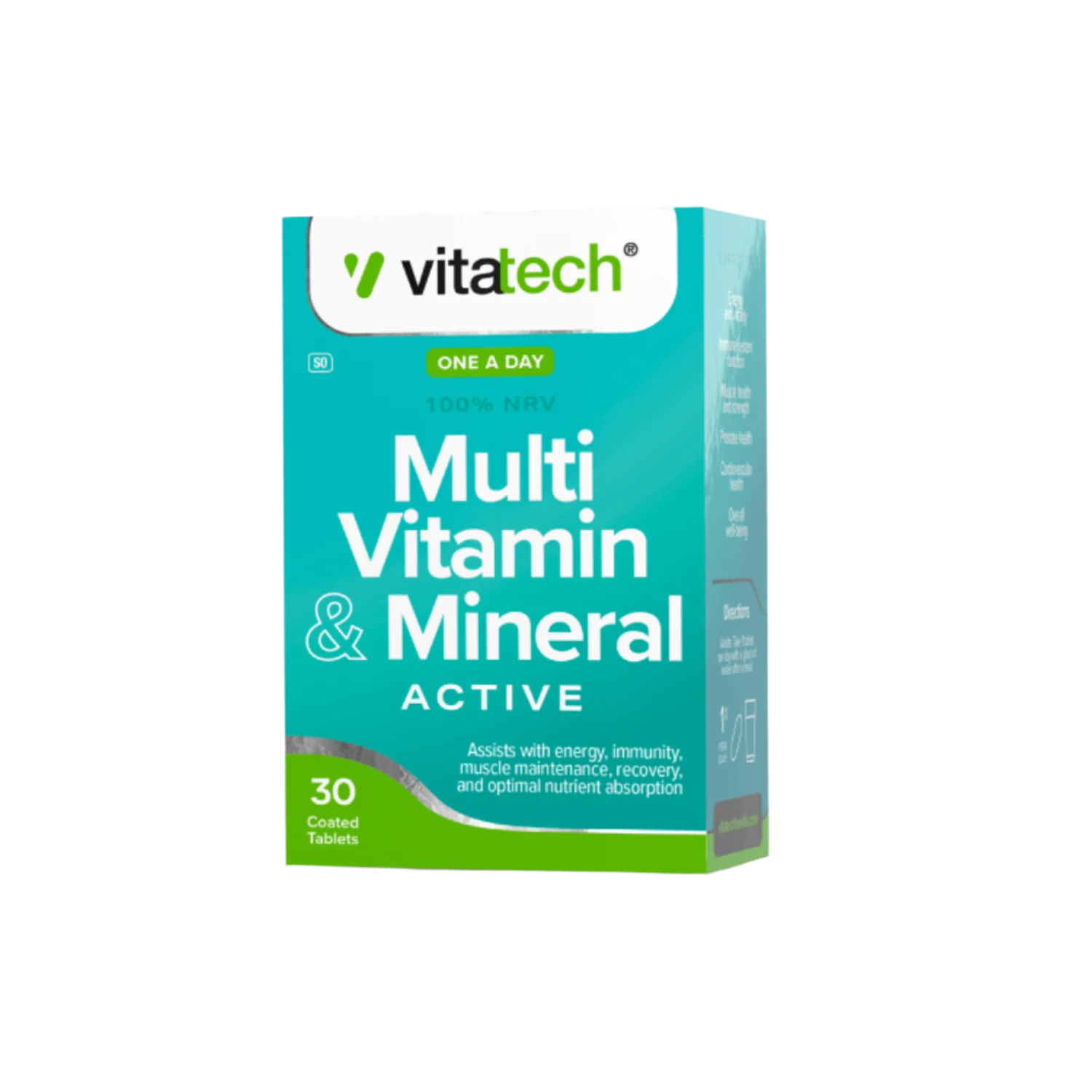Vitatech Multi vitamins and Mineral Active [30 Tablets] | Protein House