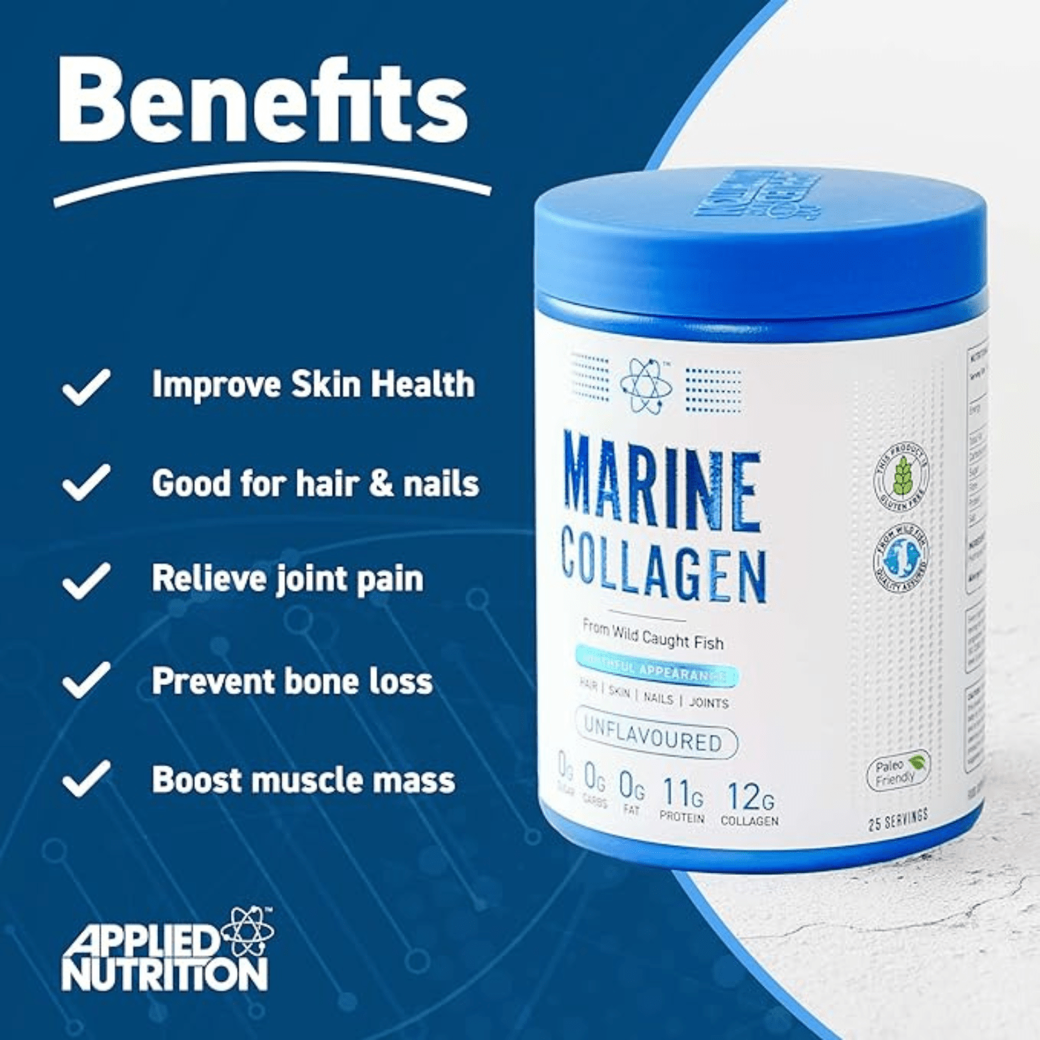 Applied Nutrition Marine Collagen Powder 300g | Protein House
