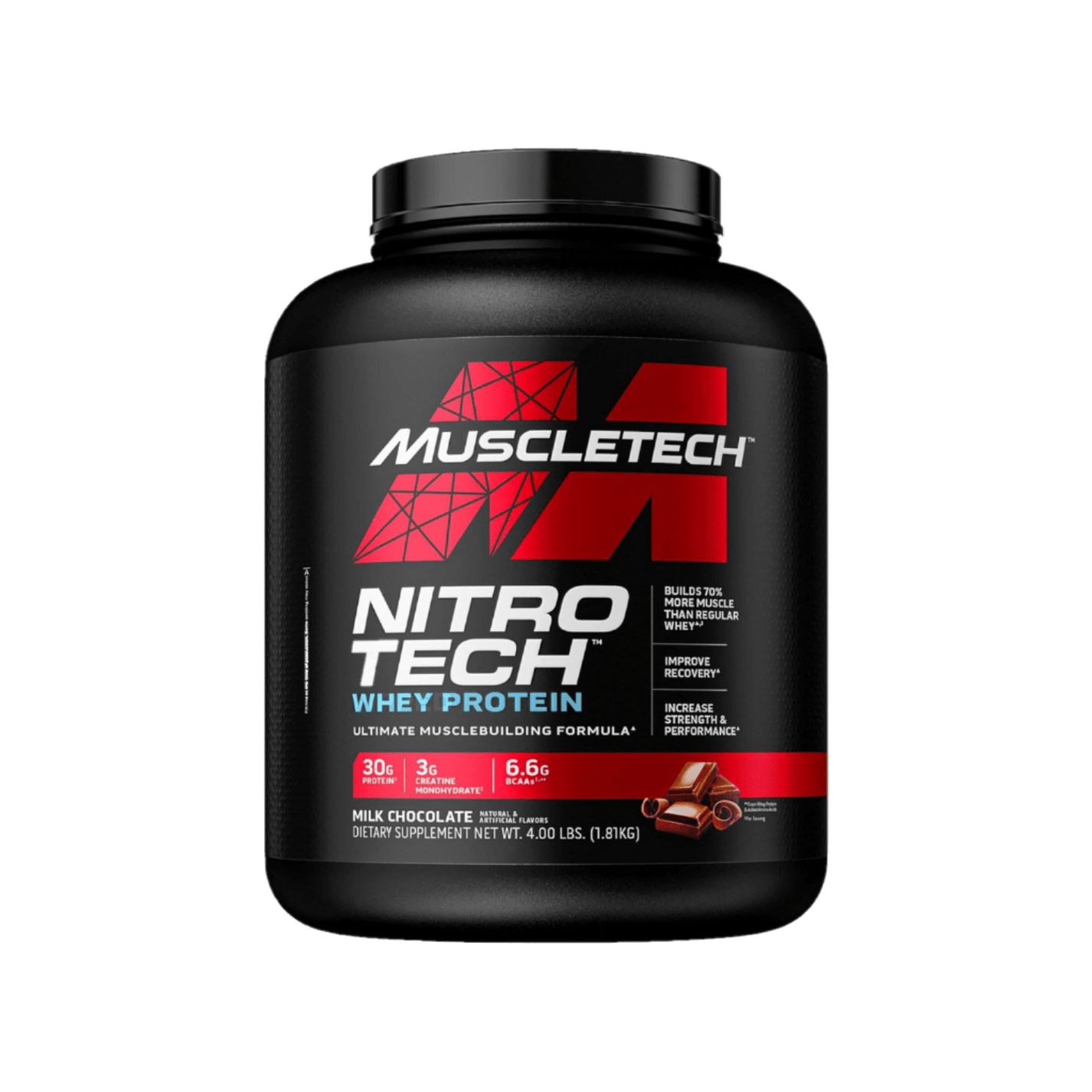 MuscleTech Nitro-Tech Whey Protein 4lbs | Protein House